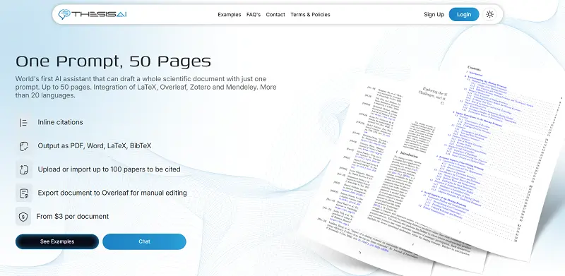 ThesisAI Coupons & Promo Codes with 85% OFF - DiscountsAI.Tools